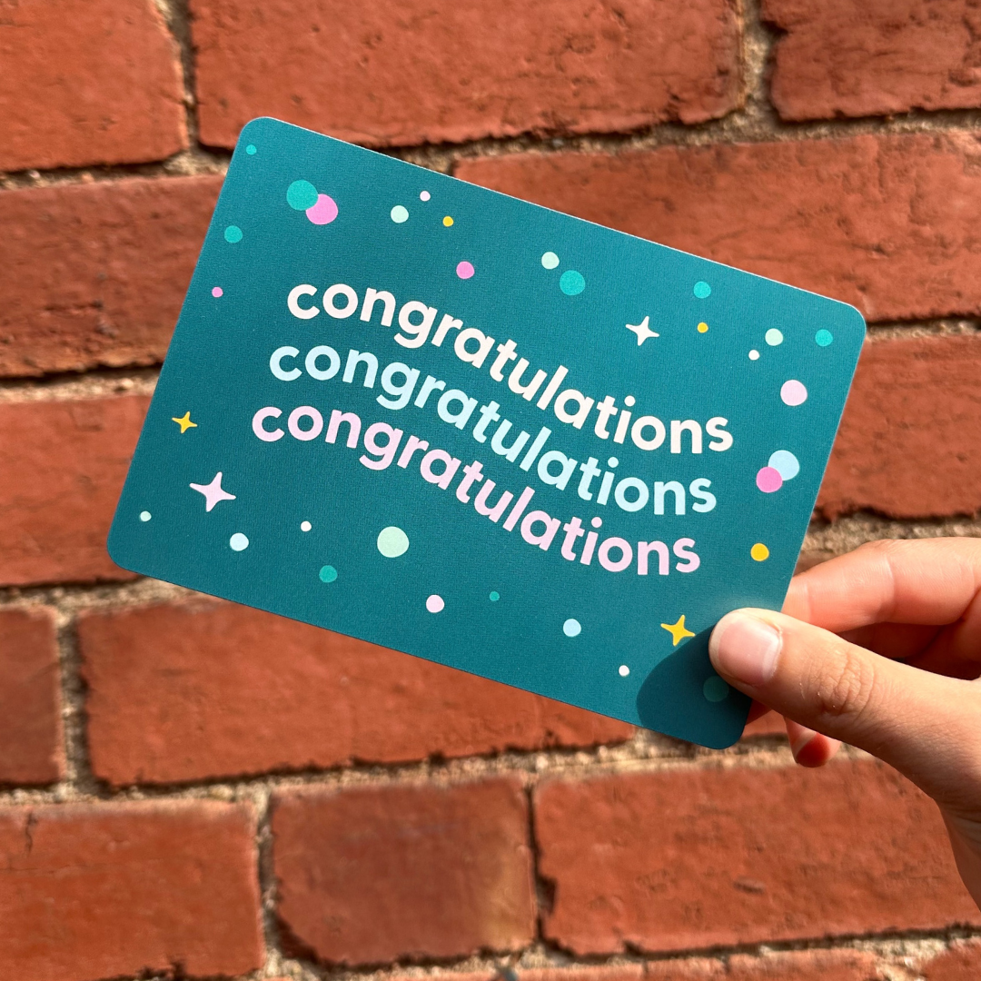 Congratulations - Gift Card – Coated Australia