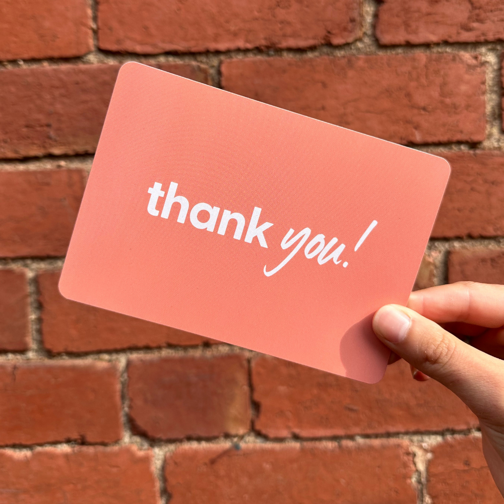Thank You - Gift Card – Coated Australia